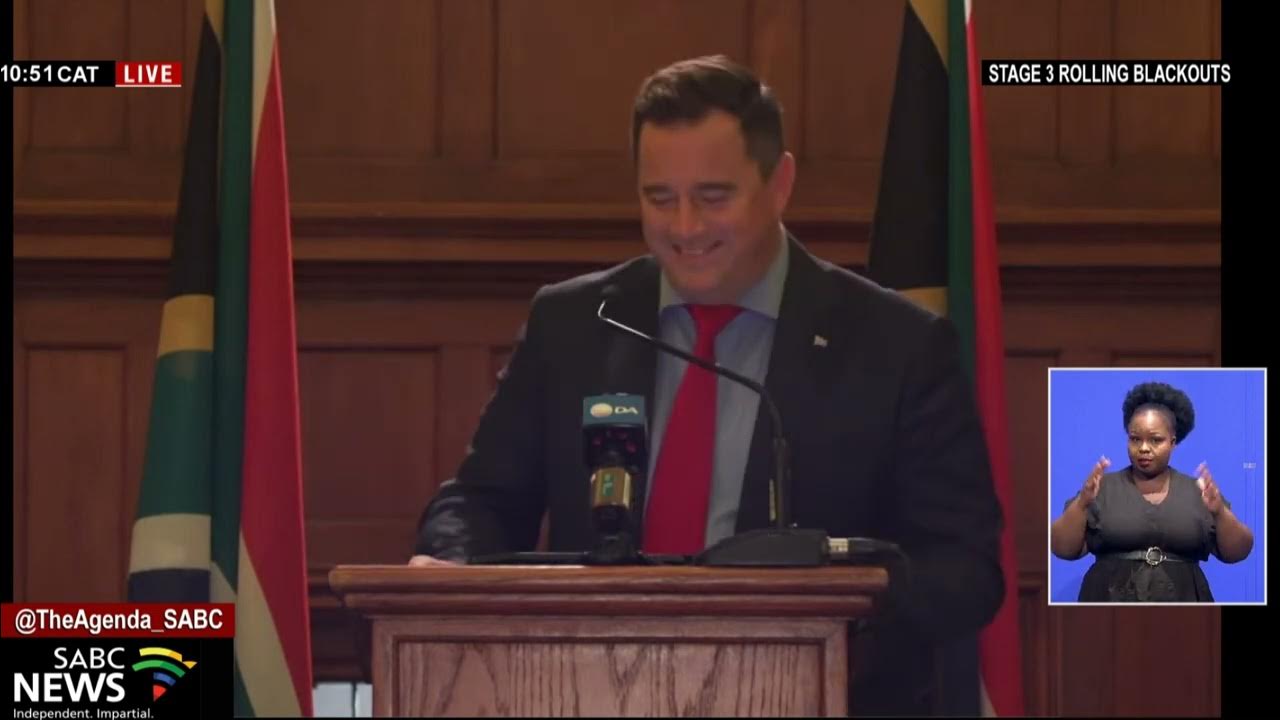 SONA 2023 | State of SA according to the Democratic Alliance: John Steenhuisen - YouTube