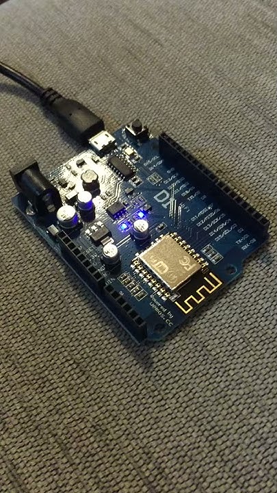 First steps with micropython on the Wemos D1 (esp8266) - YouTube