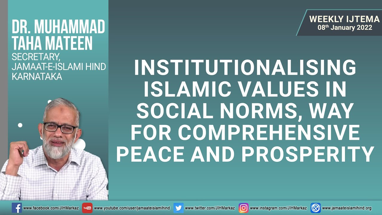 Institutionalising Islamic Values in Social Norms, Way For ...