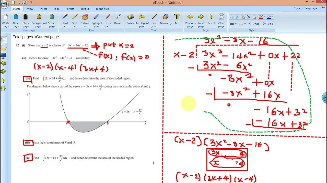 GCSE/IGCSE, AP, IB-HL Exam Style Questions Factors and Polynomials Part2, Add Maths 0606 - YouTube