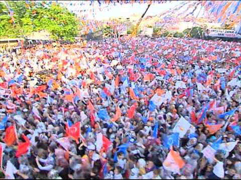 AK Parti Gaziantep Mitingi Recep Tayyip Erdoğan Full Kalite LOGOSUZ 1/4
