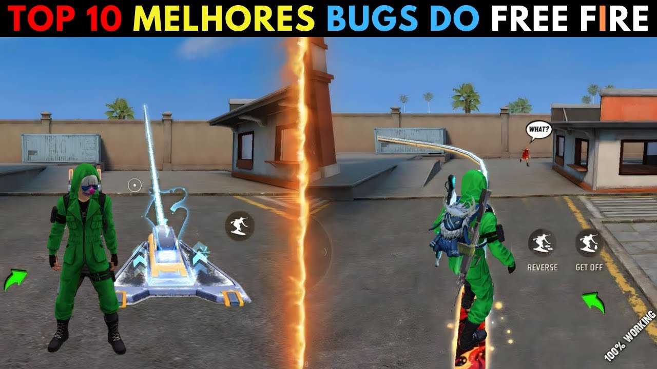 TOP 10 NOVOS BUGS DO FREE FIRE || FREE FIRE NEW TIPS AND TRICKS || FREE ...