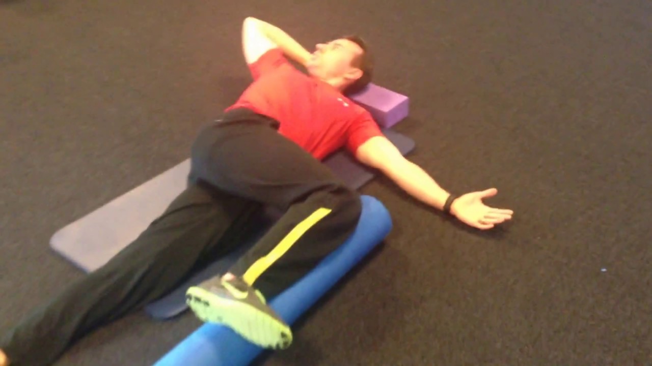 Side-Lying Thoracic Spine Rotation (Bent Arm) - YouTube