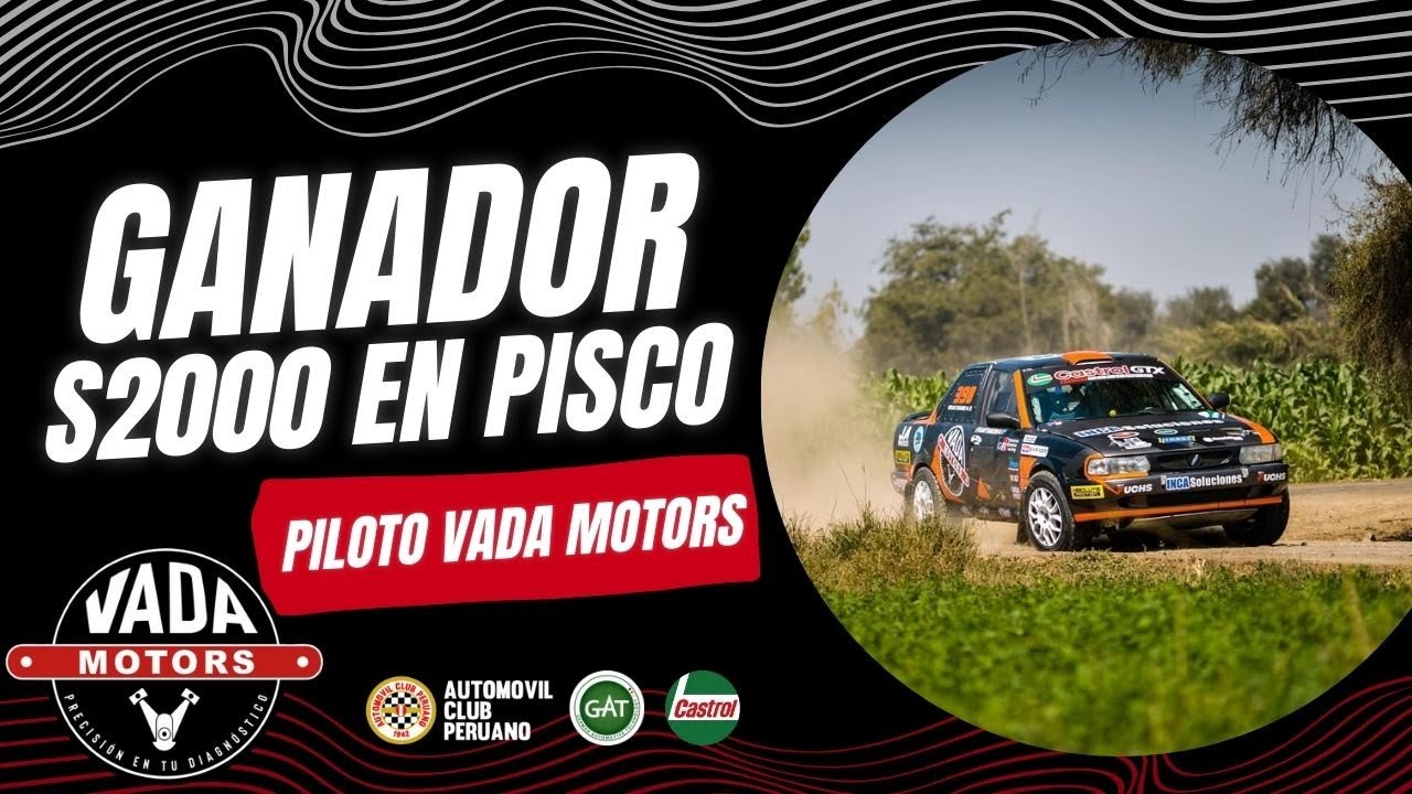 Piloto Vada motors campeón S2000 del rally Pisco 2024 - YouTube