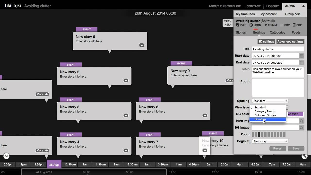 Tiki Toki Timeline On Space Rockets