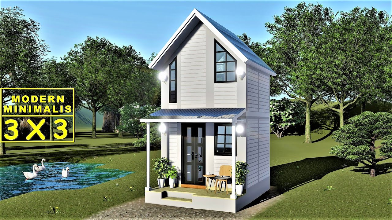 Home Design 3x3 Meter | Modern | Elegan Dan Minimalis - YouTube