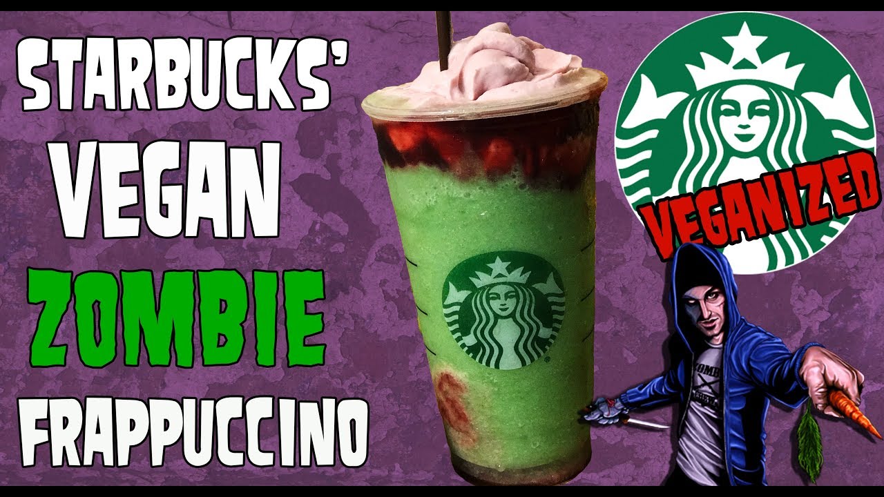 Starbucks ZOMBIE Frappuccino VEGANIZED - Healthy DIY - YouTube
