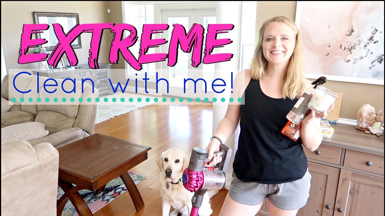 ULTIMATE ALL DAY CLEAN WITH ME | USING PRODUCTS FROM LOVEMEG - YouTube