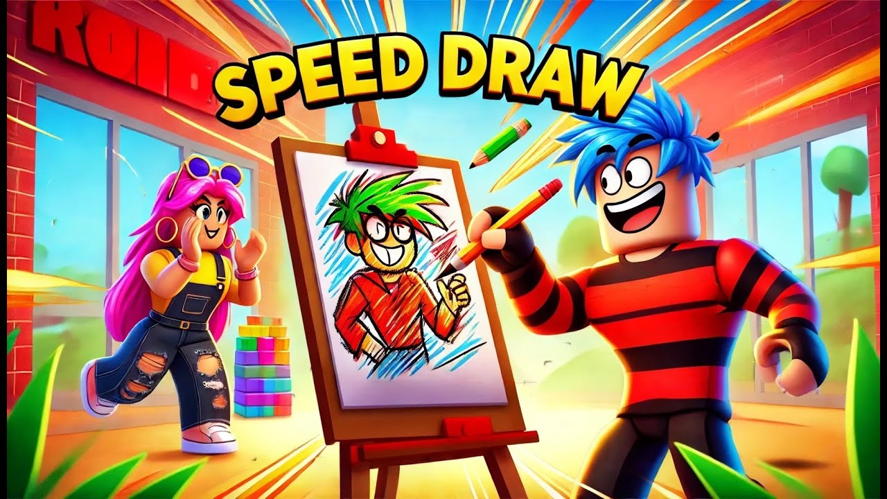 Roblox Speed Draw Challenge | Incredible Art in Minutes - YouTube