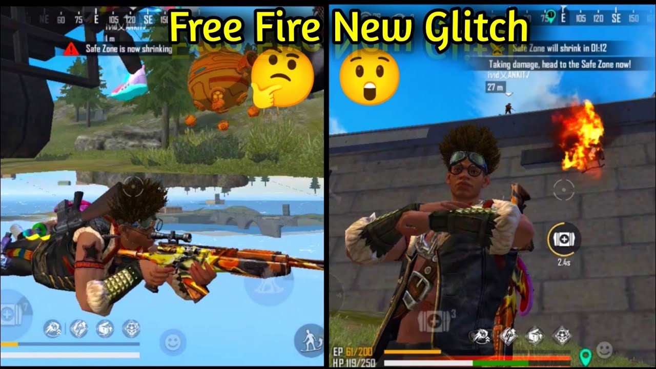 FREE FIRE NEW GLITCH 😲😰 - YouTube