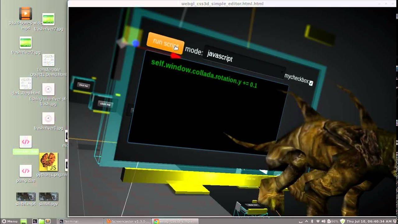 pythonjs dddom.py drag and drop - YouTube