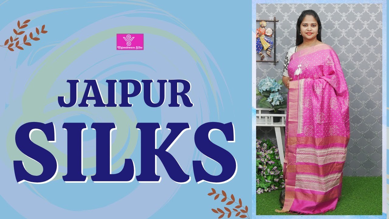 Jaipur silk Sarees Collection || Episode-51557 || Vigneshwara Silks ...