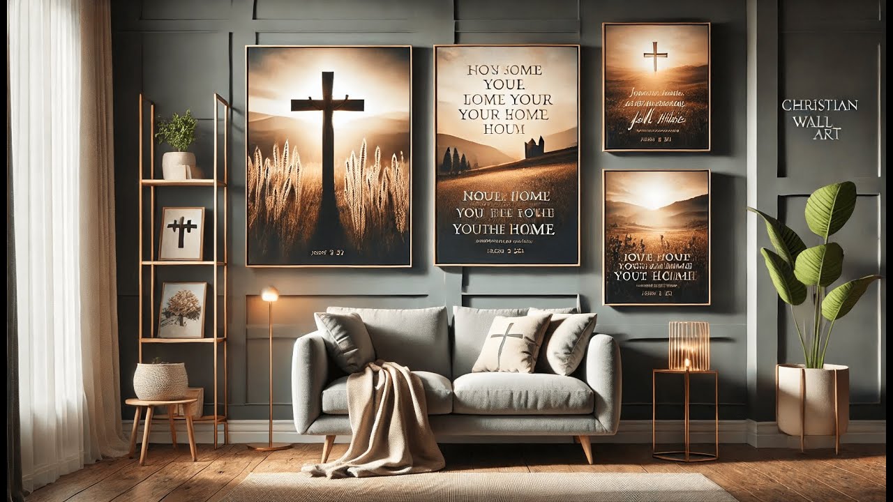 🖼️ NGAEAK Modern Bible Verse Wall Art Christian Canvas Painting | Best ...