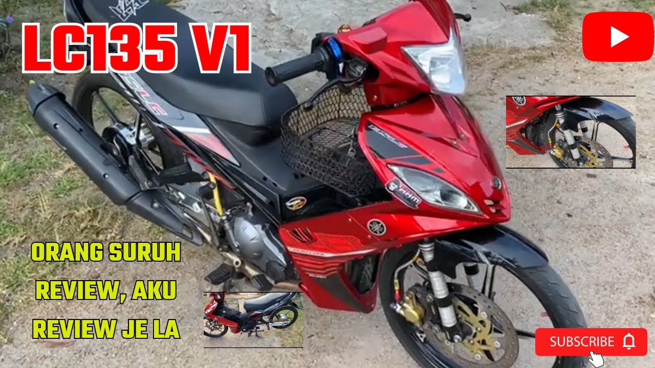 LC135 V1 SS | REVIEW YAMAHA LC135 V1 | COVERSET MERAH PURBA #explore # ...