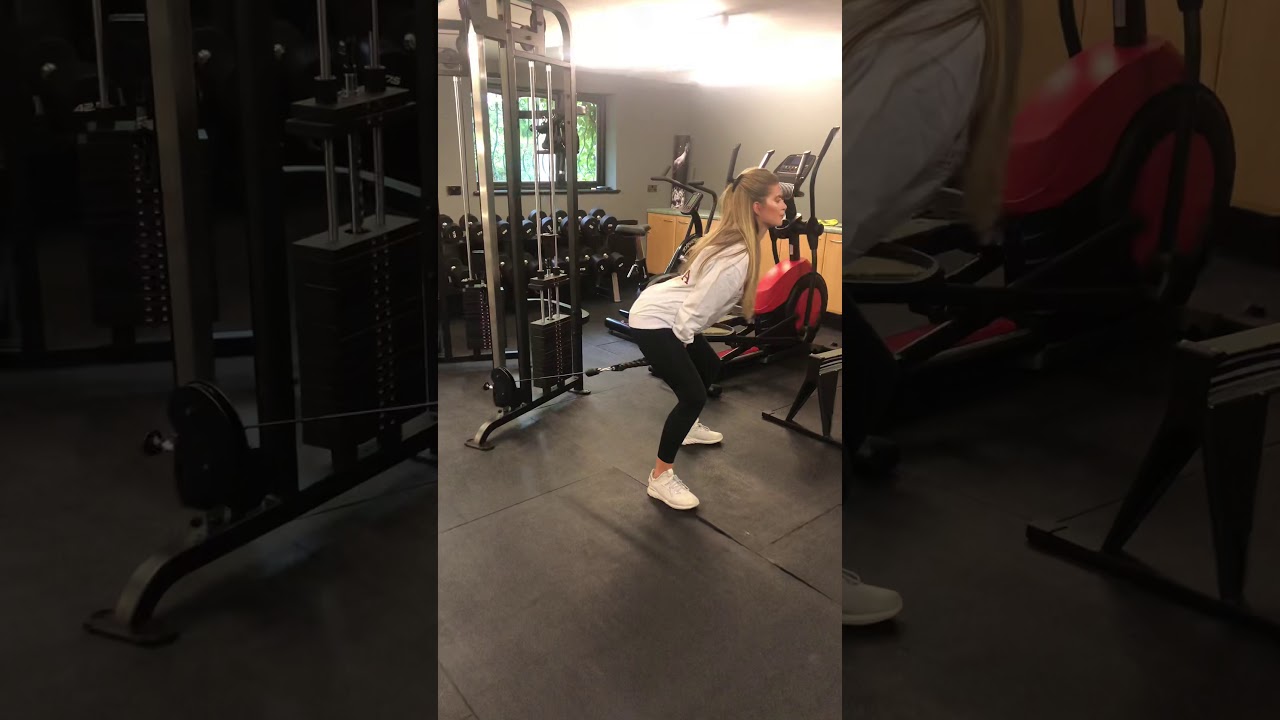 Cable Glute Pull-through - YouTube