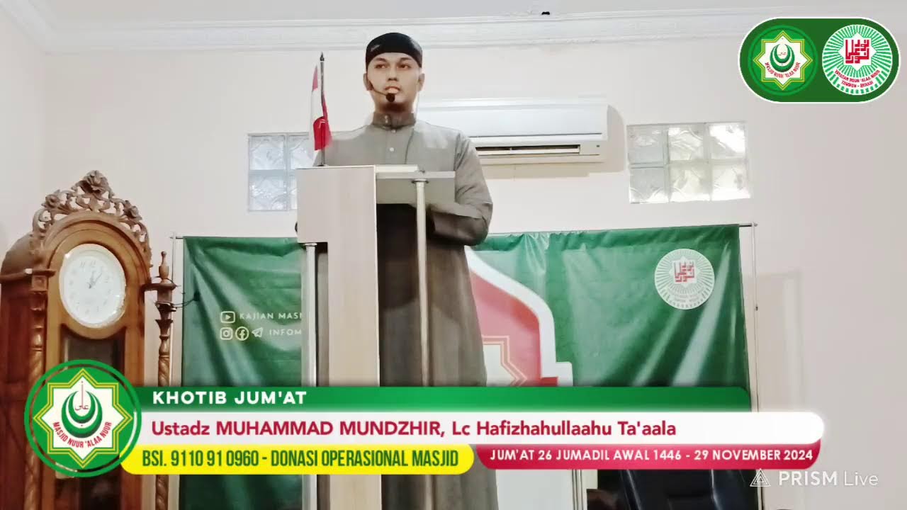 IMAM & KHOTIB JUM'AT MASNAN - Ustadz MUHAMMAD MUNDZIR, Lc ...