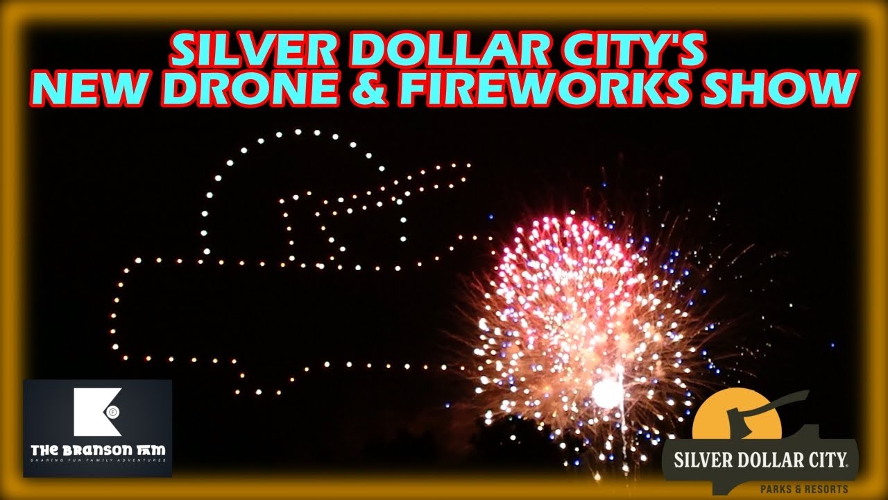 EPIC NEW Drones and Fireworks Show at Silver Dollar City - YouTube