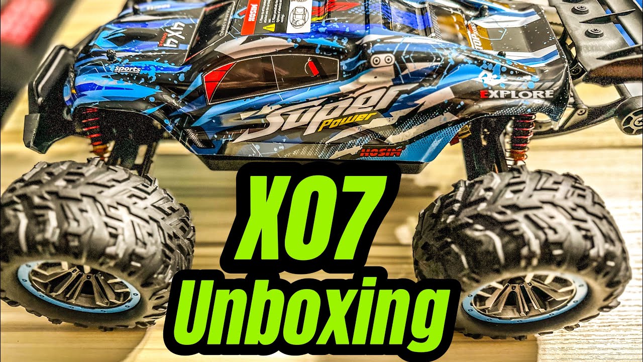 Hosim X07 1/10th Scale RC Truggy Unboxing! - YouTube