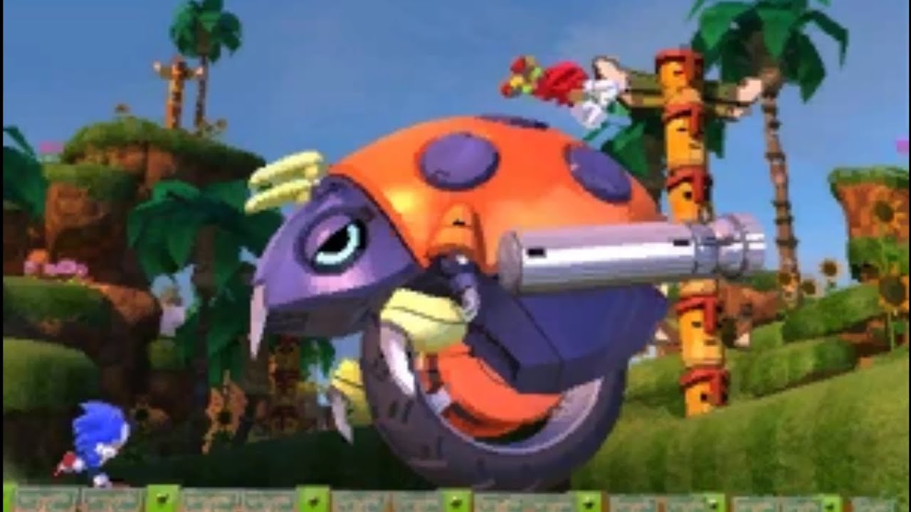 Sonic X Shadow Generations - Green Hill Act 1 Challenge 3: Knuckles ...