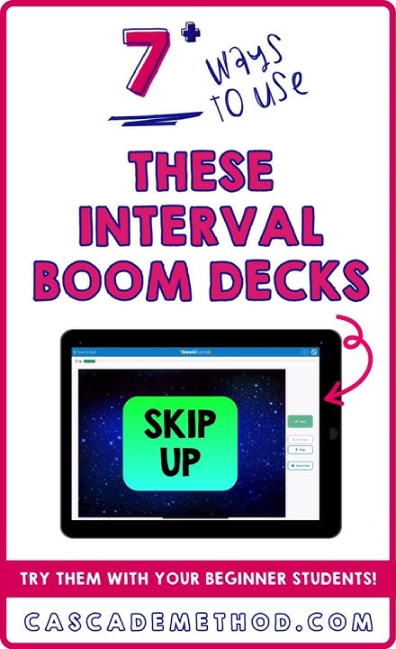 Same, Skip and Step (Level 1) - Cascade Method Boom Cards - YouTube