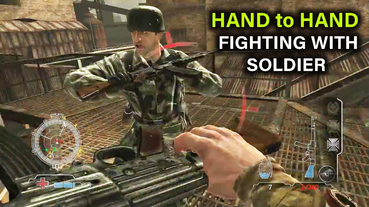 HAND to HAND FIGHTING WITH SOLDIER | Medal Of Honor Airborn - YouTube