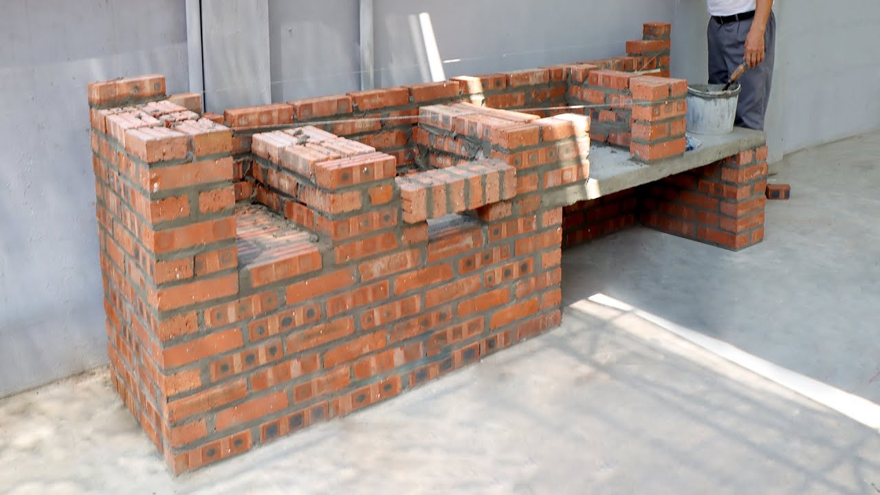 Building a large multi-function wood stove for the family - YouTube