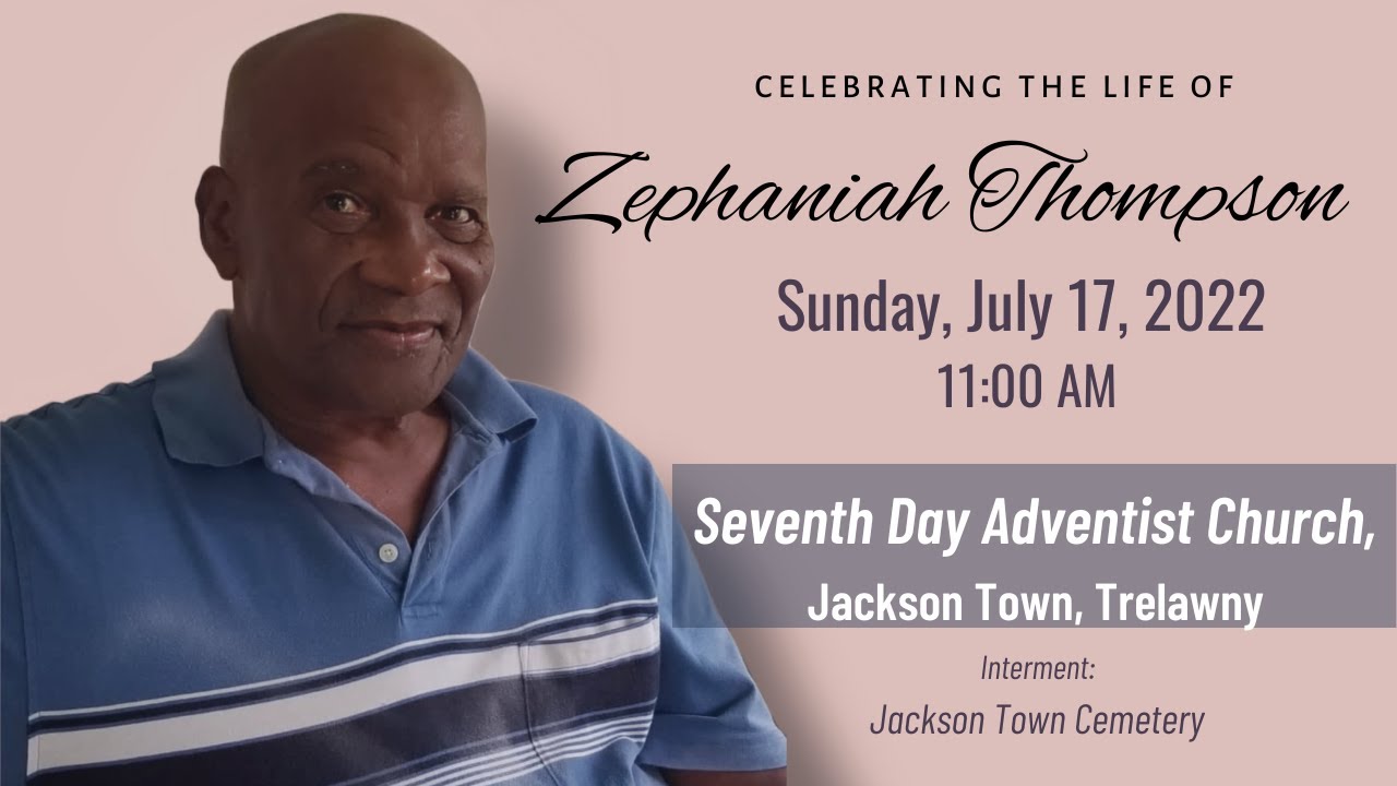 Celebrating the life of Zephaniah Thompson - YouTube