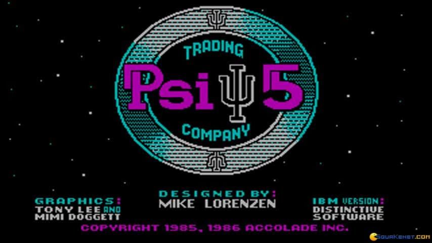 Psi 5 gameplay (PC Game, 1986) - YouTube