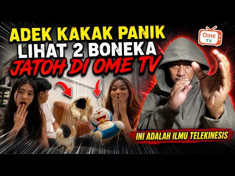 ADEK KAKAK PANIK LIAT 2 BONEKA JATOH DI OME TV
