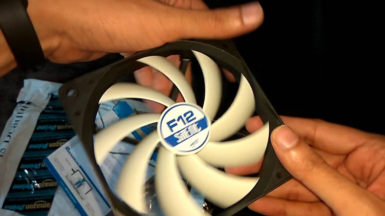 Arctic F12 Silent 120mm Cooling Fan Unboxing - YouTube