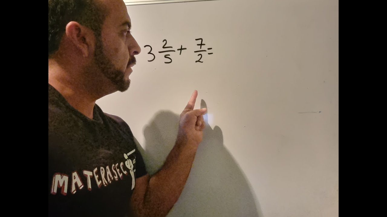 suma de fracciones mixta y fraccion comun - YouTube