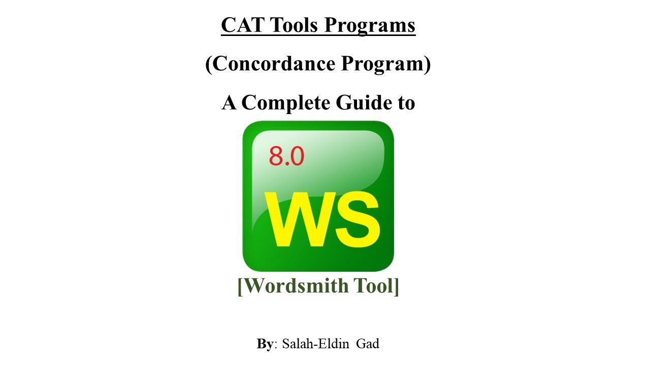 CAT tools: WordSmith Tutorial (in Arabic) - YouTube