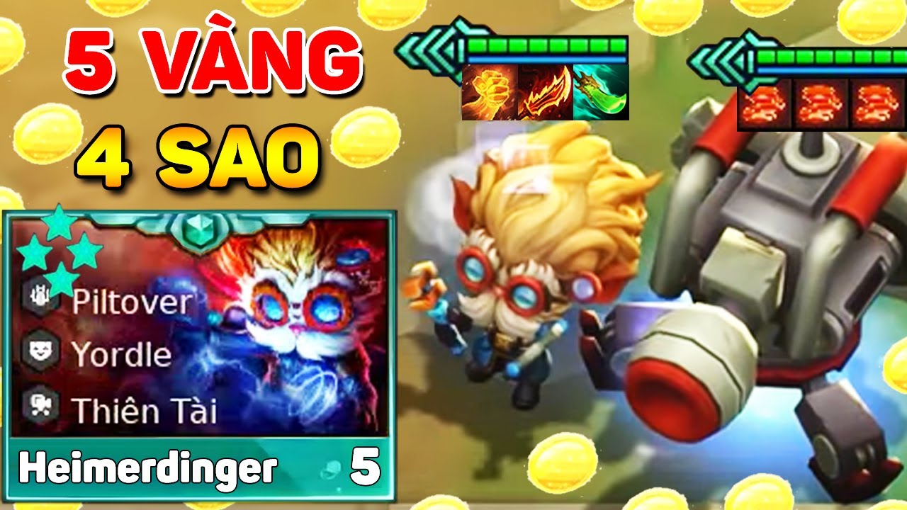 HEIMERDINGER 4 SAO + 3 MÁY BÀO VÀNG SẼ KINH KHỦNG NHƯ THẾ NÀO TẠI ĐTCL ...