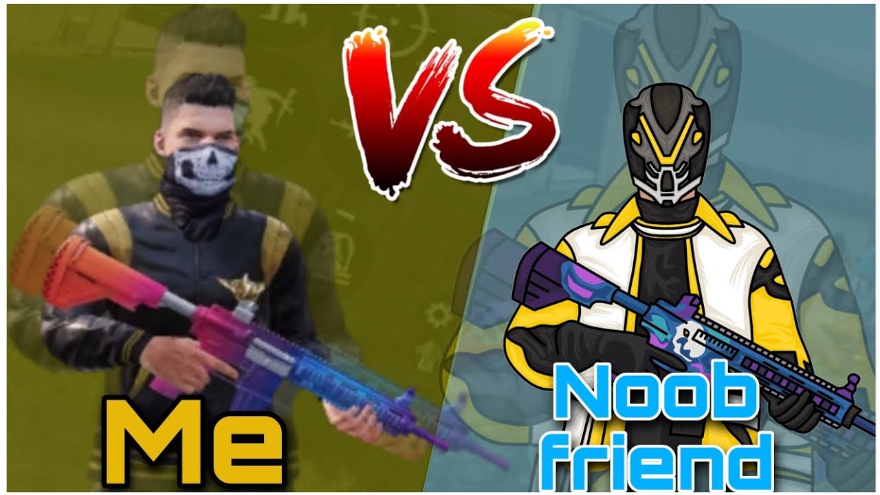 My noob friend challenge me 1 VS 1 || Technical game x - YouTube