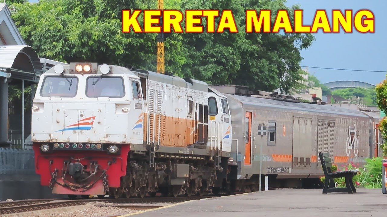 Nonton Kereta Api di Stasiun Malang, Ramai Kereta Eksekutif dan Ekonomi ...