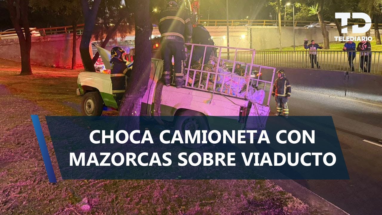 Camioneta con mazorcas pierde el control y choca contra árbol en ...