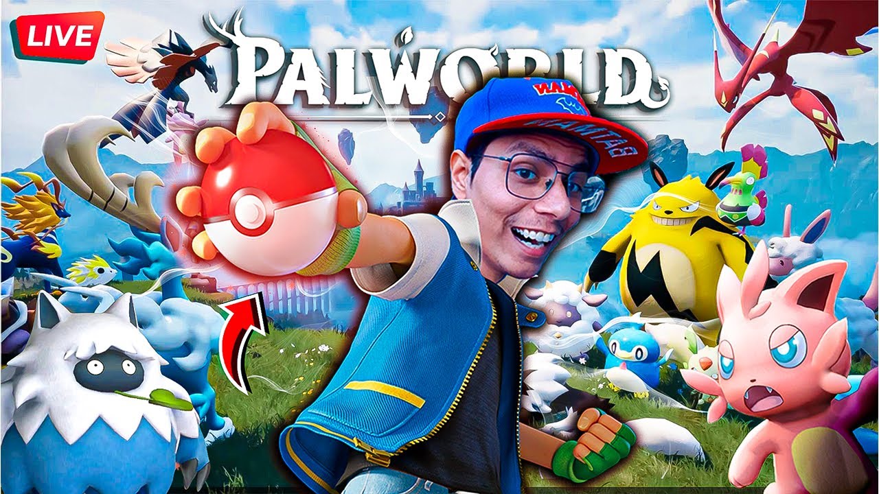 Exploring New Areas and Capturing Pals | PALWORLD Live in Hindi - YouTube