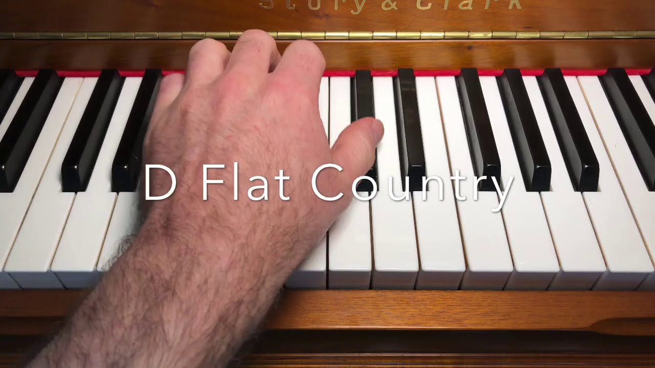 How To Play The Country Scale In Every Key On Piano - YouTube