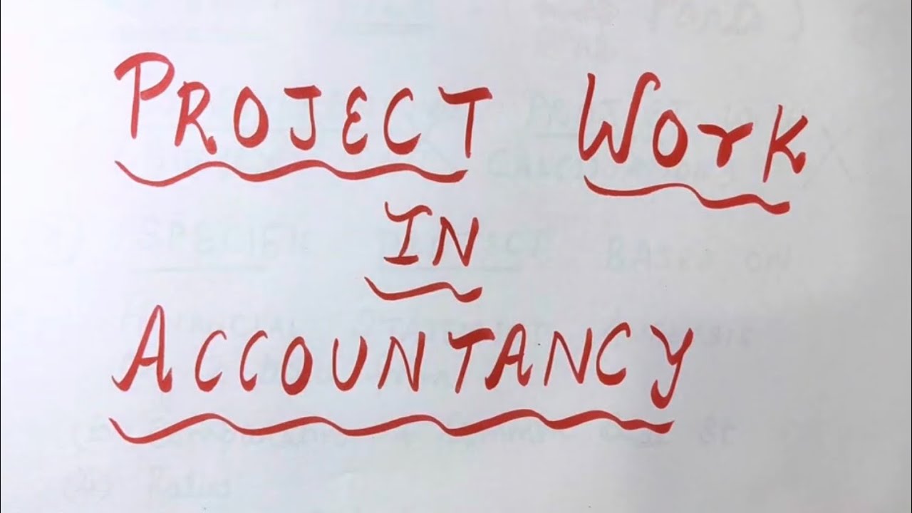LATEST ACCOUNTANCY PROJECT | CHANGES IN ACCOUNTANCY PROJECT | CLASS 12 ...