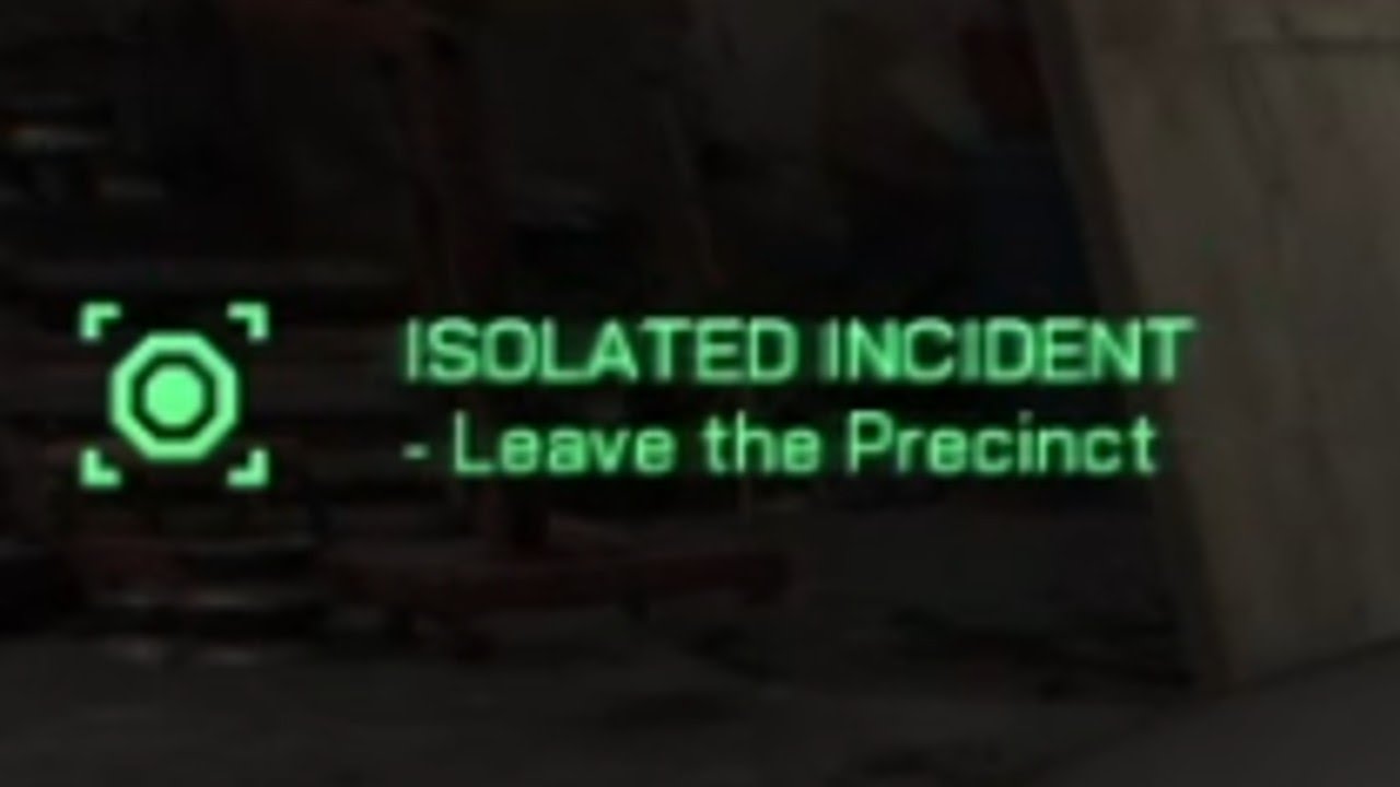 Robocop Rogue City - Leave the Precinct (Isolated Incident) - YouTube