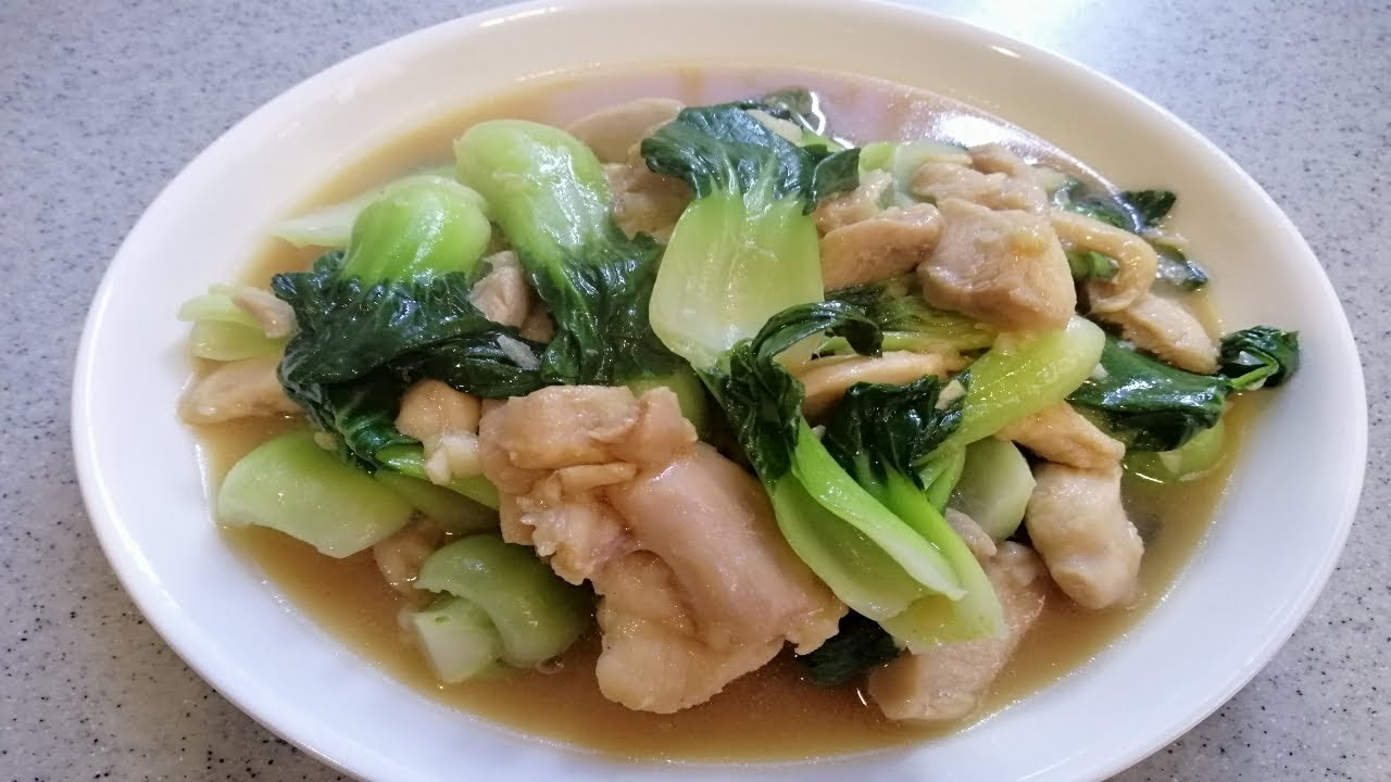 CAH POKCOY AYAM SAUS TIRAM || tumis pokcoy 🤗⁉️ - YouTube