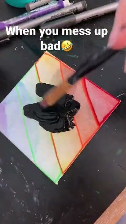 POV you mess up your art real bad… - YouTube