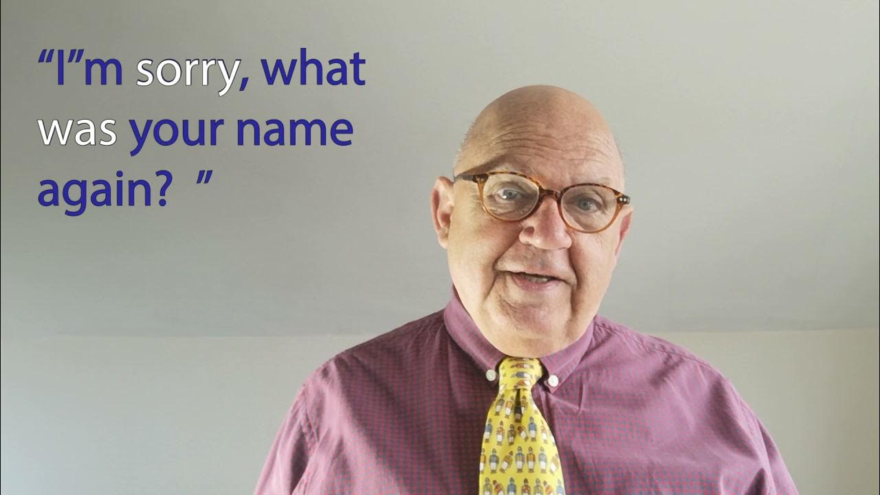 How to learn British English 05 How to ask someone their name, speaking ...