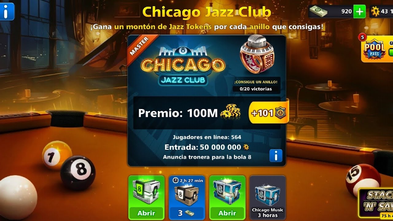 Seguimos Chicago Jazz Club 8 BALL POOL - YouTube