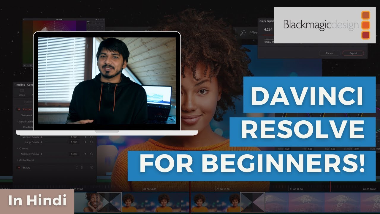 Davinci Resolve Tutorial for Beginners in Hindi | How to Edit Video? - YouTube
