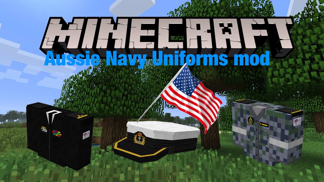 Minecraft (Aussie Navy Uniforms mod) - YouTube