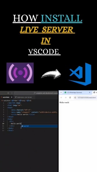 How To Install Live Server In Visual Studio Code|Benefit of Live Server ...