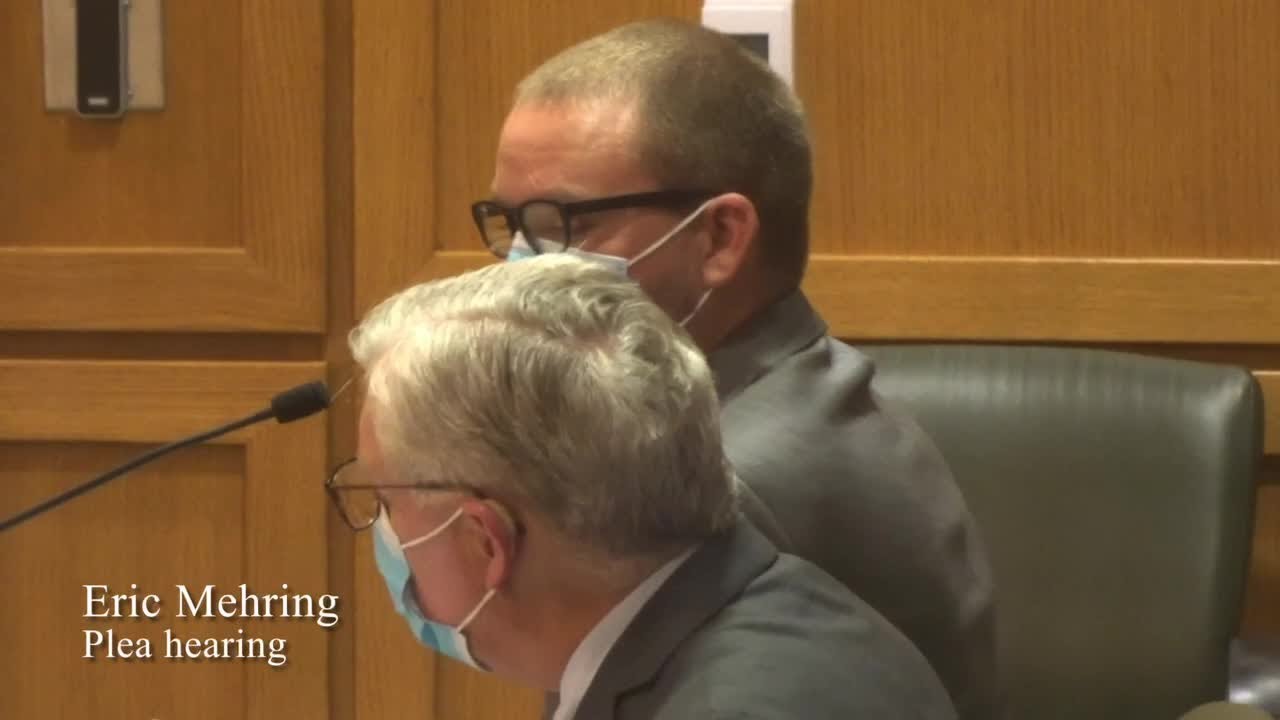 Eric Mehring plea hearing - YouTube