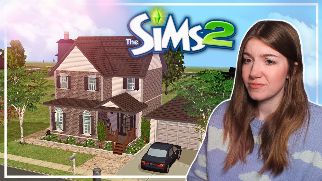 Building a suburban house in The Sims 2 - YouTube