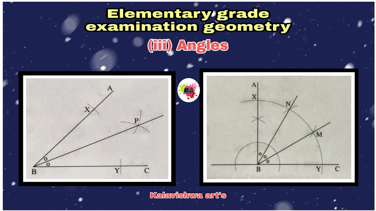 Elementary exam geometry / angles/elementary plane geometry diagram 6,7 ...